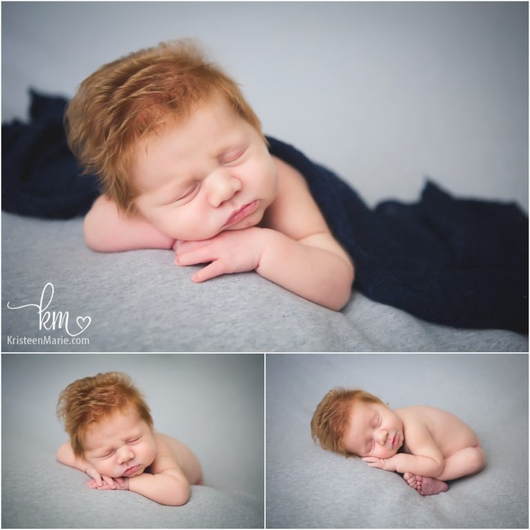 Baby Greyson - Zionsville Newborn Photographer · KristeenMarie Photography