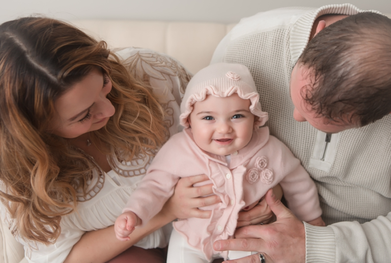 Baby Rowan is Sitting - Zionsville Photographer · KristeenMarie Photography